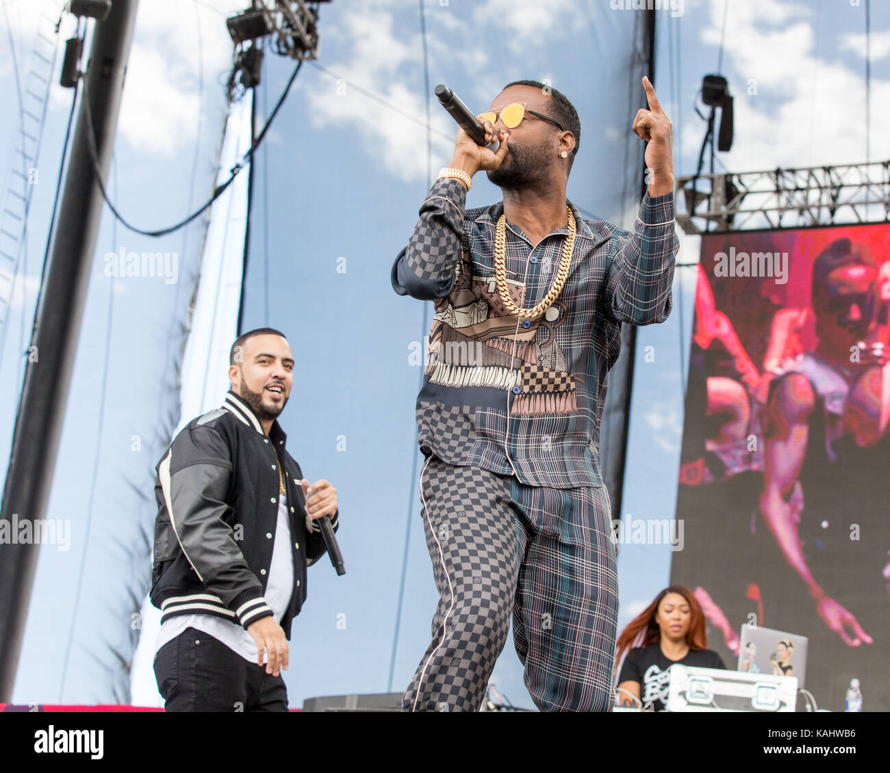 Las Vegas, Nevada, USA. 23rd Sep, 2017. FRENCH MONTANA (KARIM KHARBOUCH ...