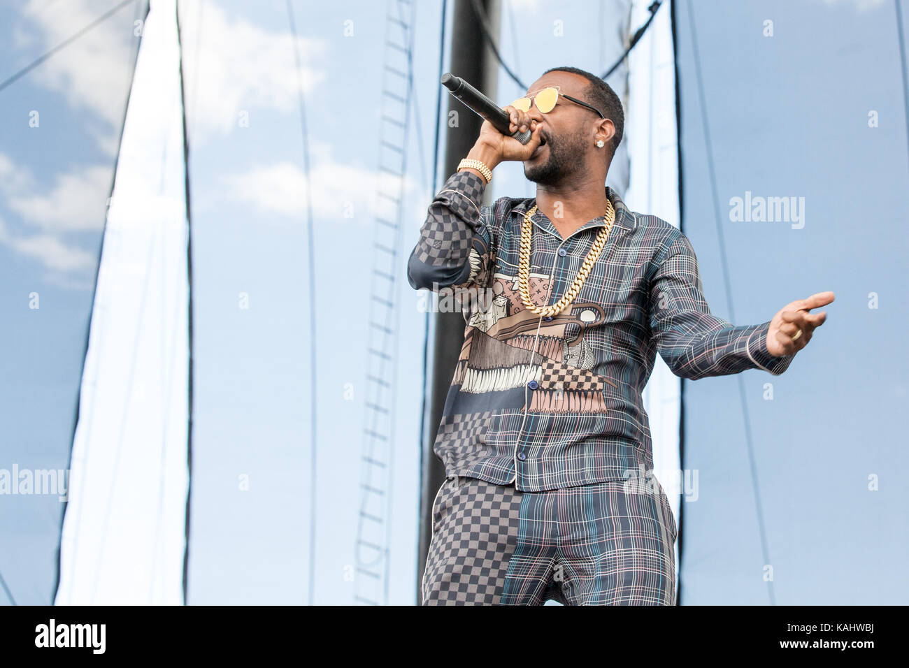 Las Vegas, Nevada, USA. 23rd Sep, 2017. JUICY J (JORDAN HOUSTON) during ...