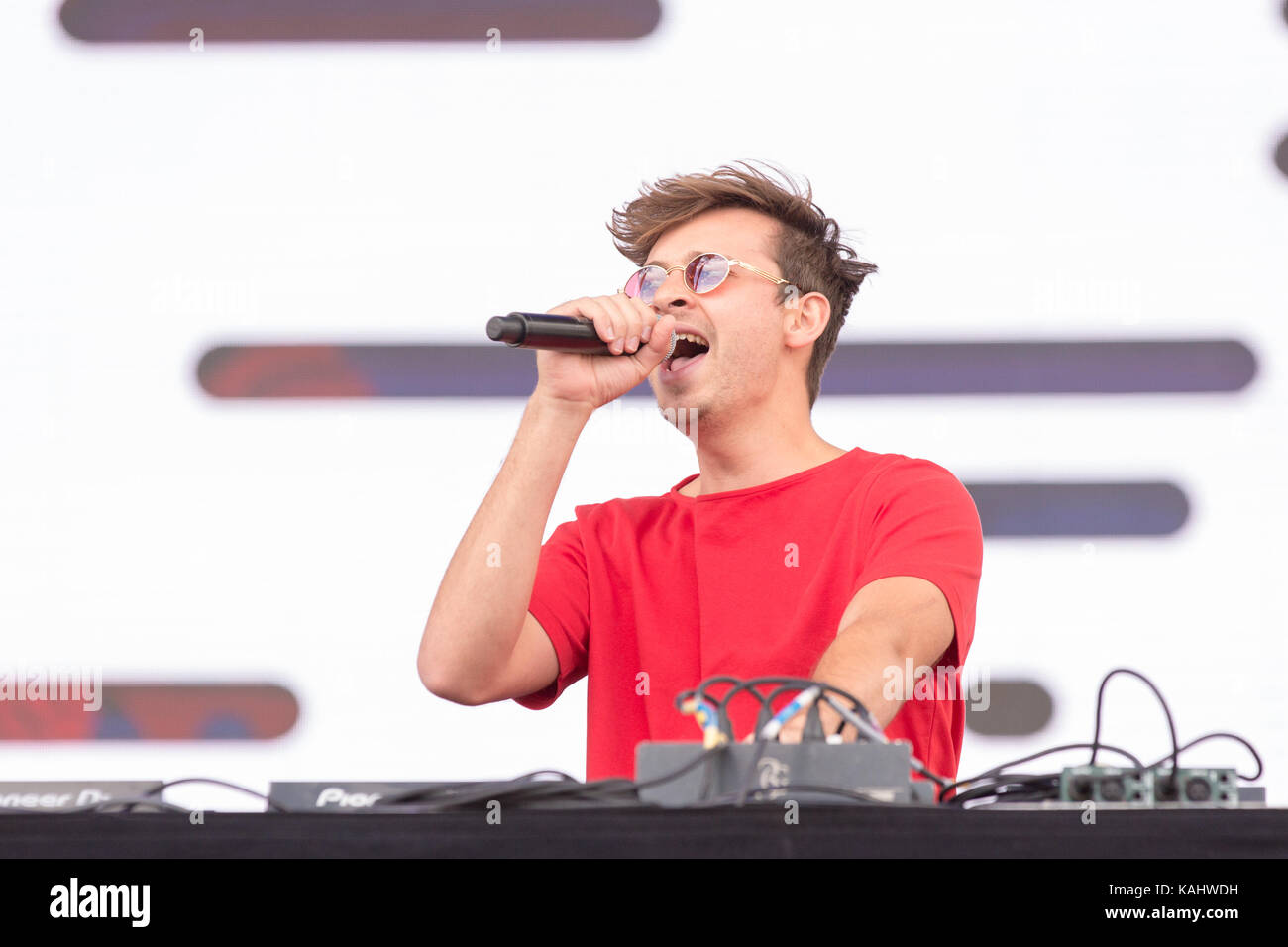 Las Vegas, Nevada, USA. 23rd Sep, 2017. FLUME (HARLEY STRETEN) during ...