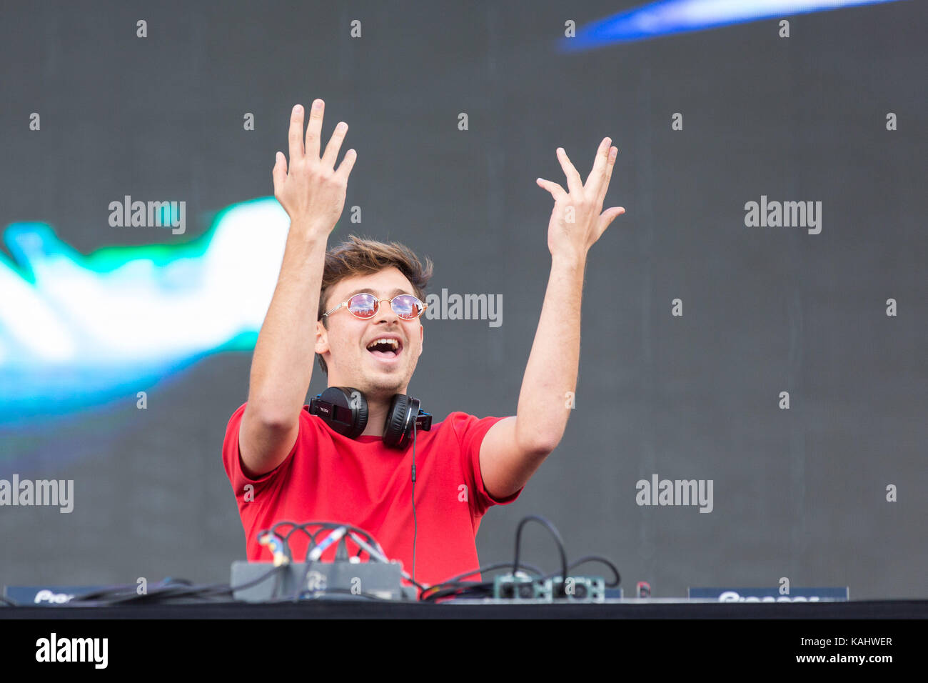 Las Vegas, Nevada, USA. 23rd Sep, 2017. FLUME (HARLEY STRETEN) during ...