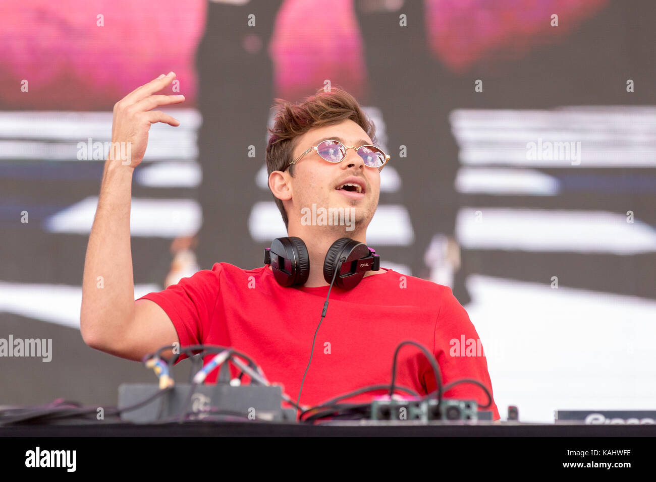 Las Vegas, Nevada, USA. 23rd Sep, 2017. FLUME (HARLEY STRETEN) during ...