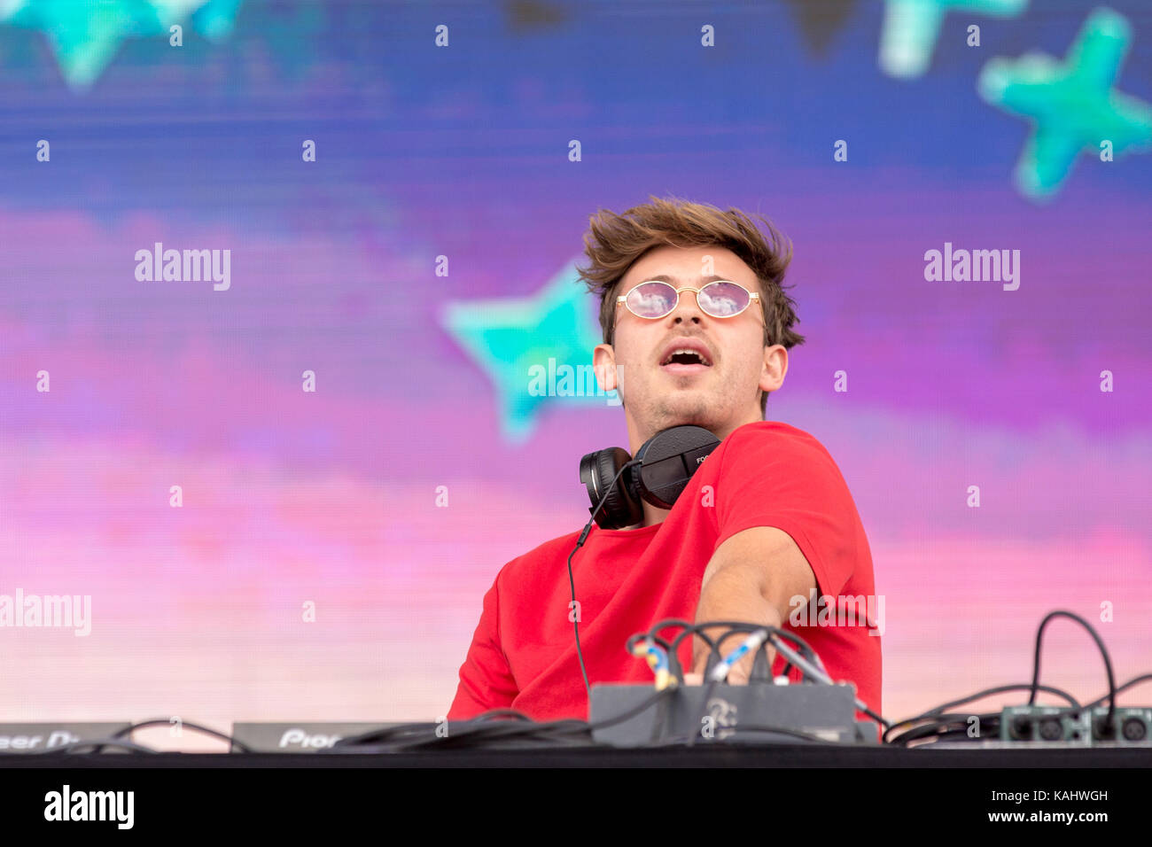 Las Vegas, Nevada, USA. 23rd Sep, 2017. FLUME (HARLEY STRETEN) during ...