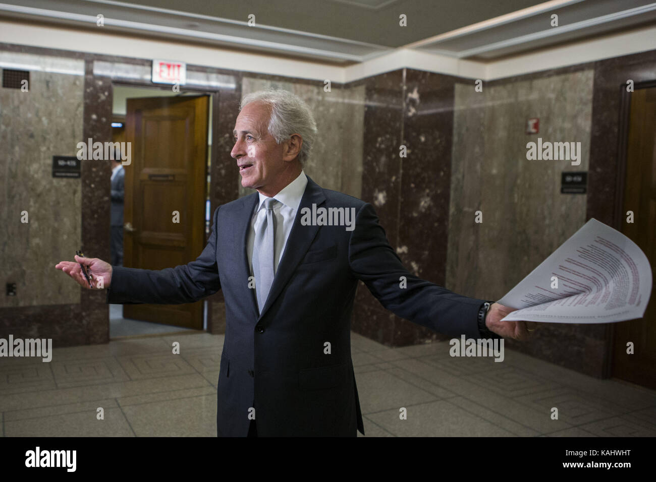Washington, District Of Columbia, USA. 26th Sep, 2017. Senator BOB ...