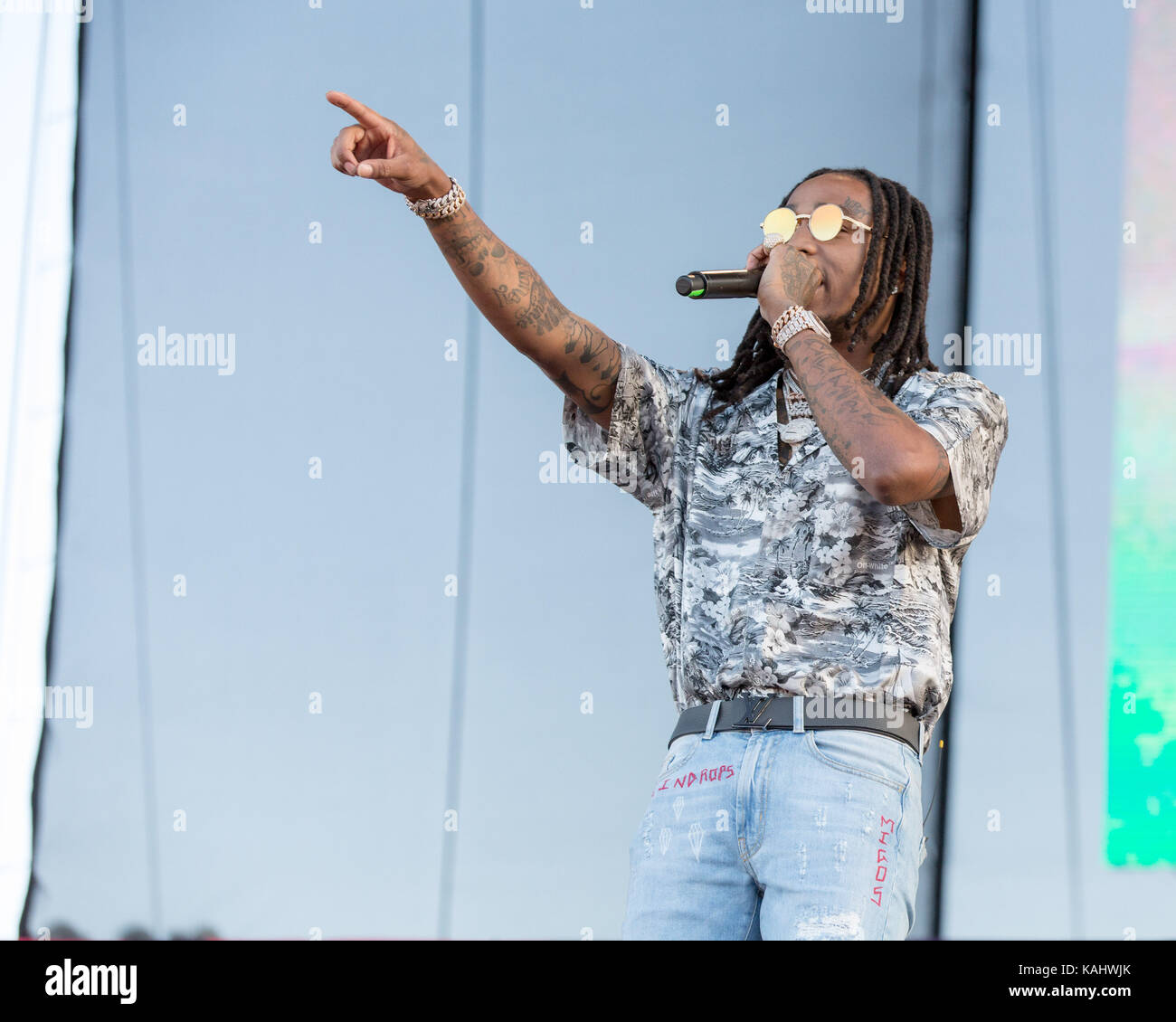 Las Vegas, Nevada, USA. 23rd Sep, 2017. OFFSET (KIARI KENDRELL CEPHUS ...