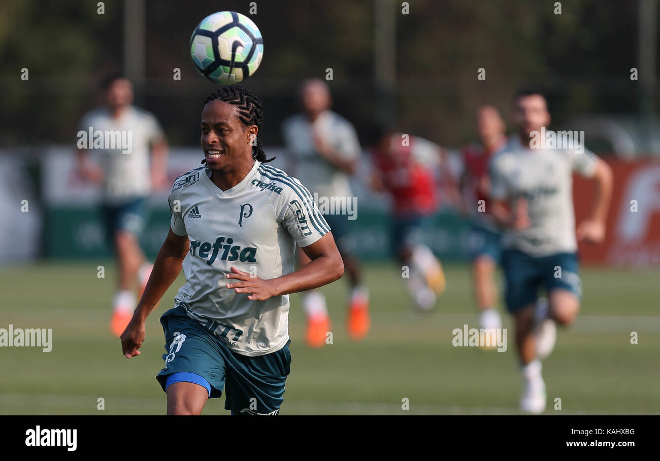 SÃO PAULO, SP - 26.09.2017: TREINO DO PALMEIRAS - The player Keno, from ...