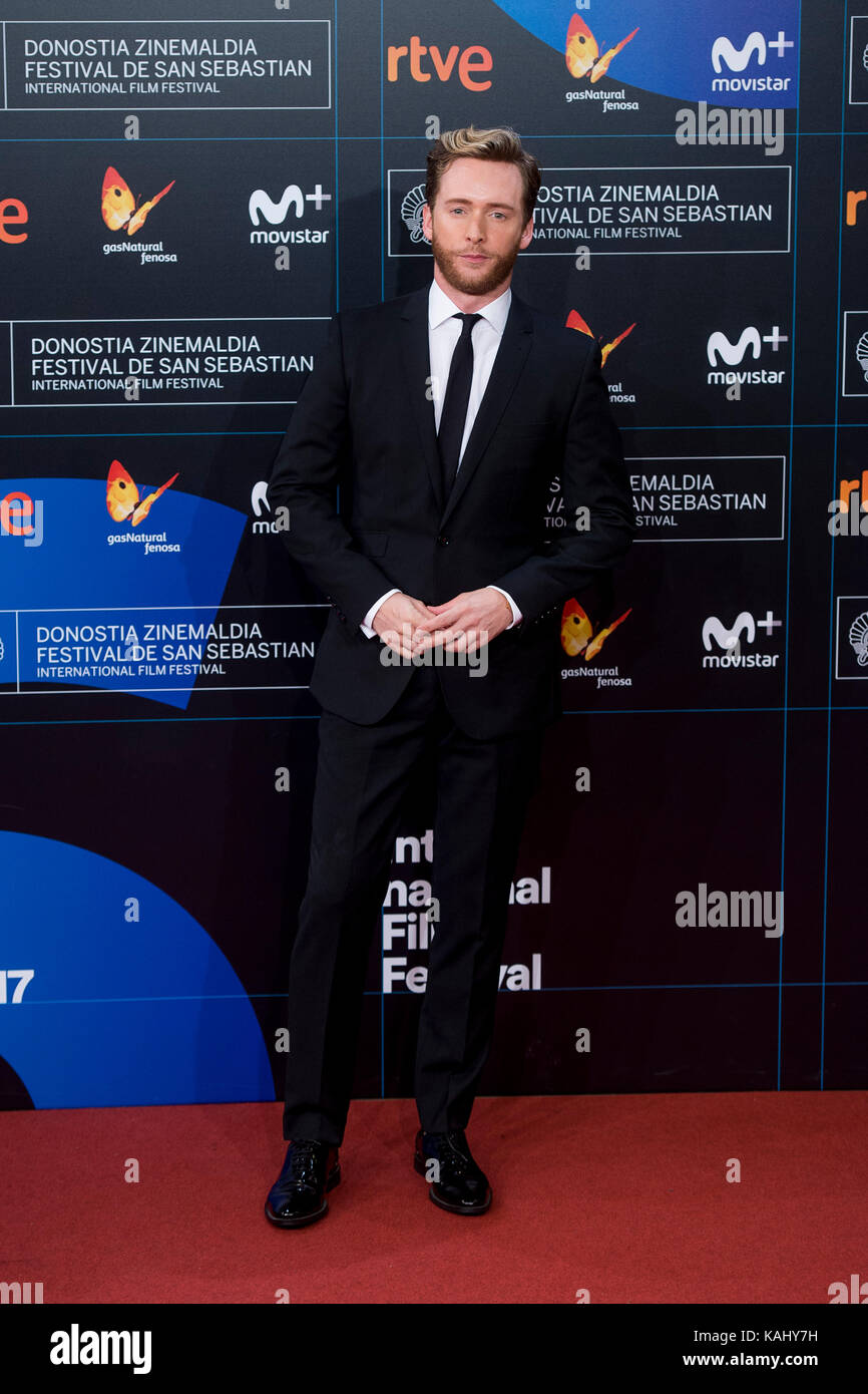 San Sebastian, Spain. 26th Sep, 2017. Actor Pablo Rivero at the red ...