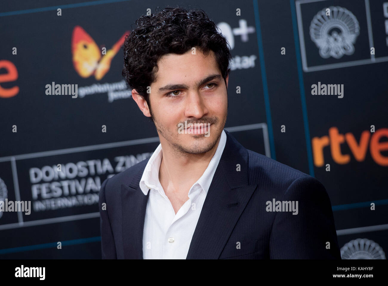 San Sebastian, Spain. 26th Sep, 2017. Actor Chino Darin at the red ...