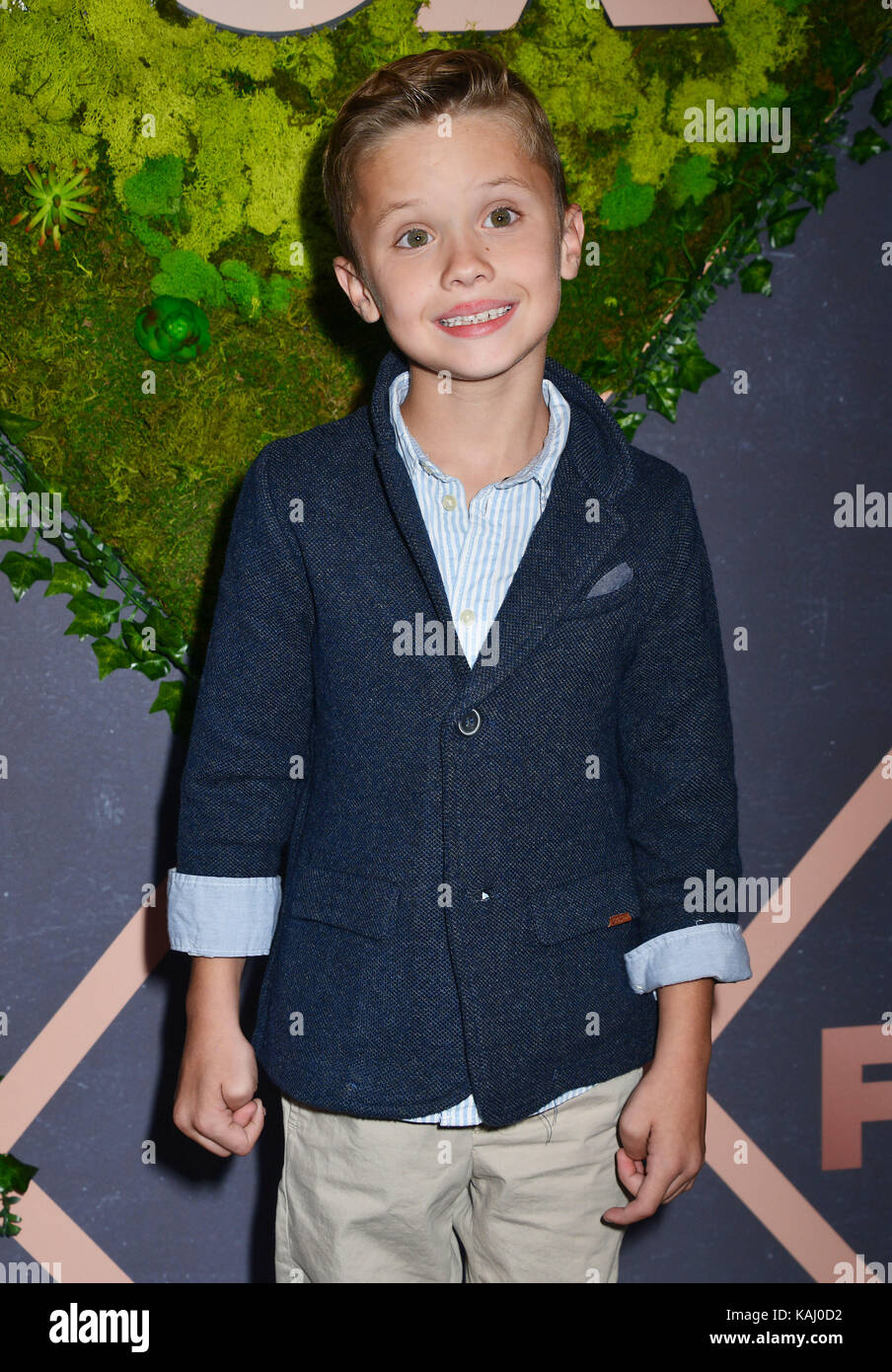Los Angeles, USA. 25th Sep, 2017. Jack Stanton 134 arriving at the Fox ...