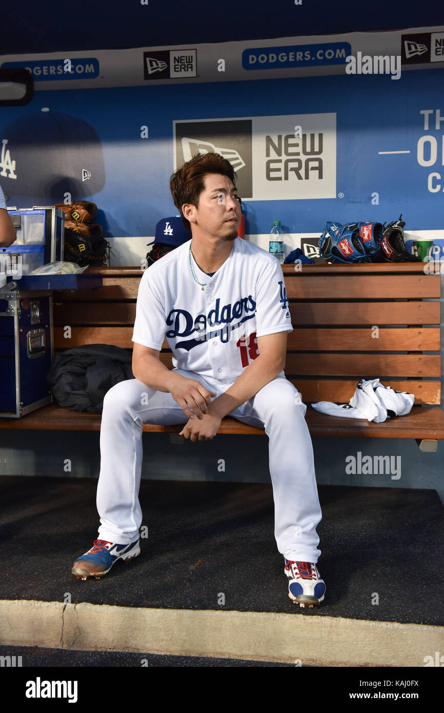 Los Angeles, California, USA. 6th Sep, 2017. Kenta Maeda (Dodgers) MLB ...