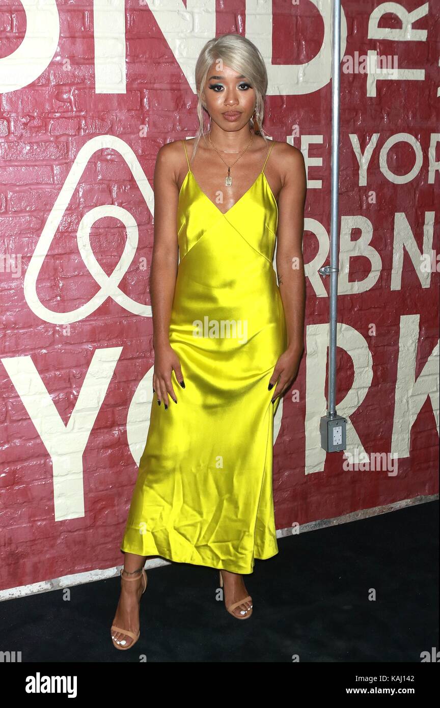 New York, NY, USA. 26th Sep, 2017. Kitty Cash at Airbnb Presents: True ...