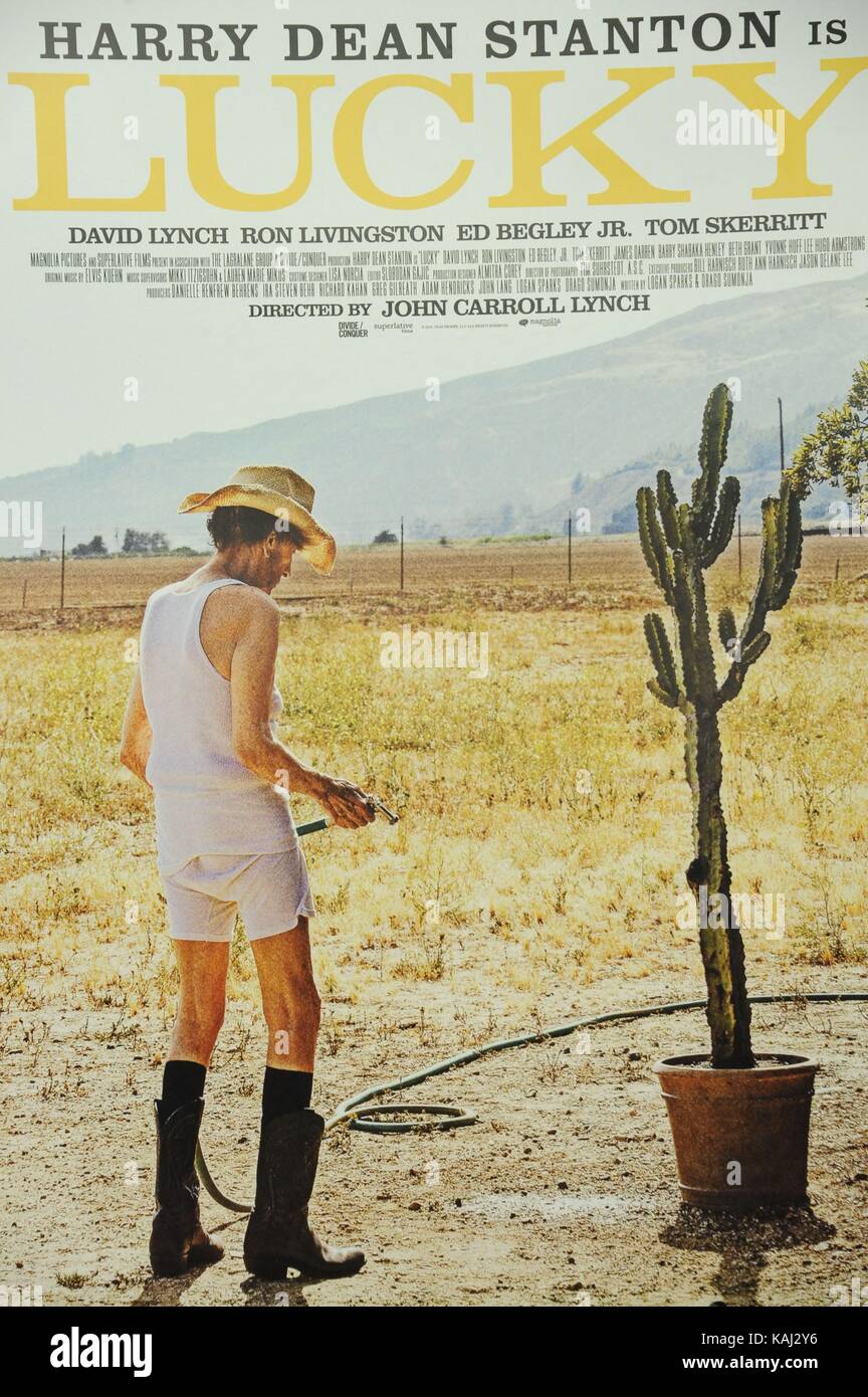 Los Angeles, CA, USA. 26th Sep, 2017. at arrivals for LUCKY Premiere ...