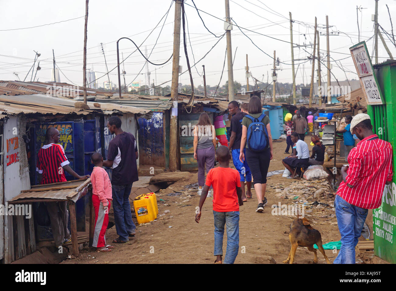 Kibera shanty town nairobi hi-res stock photography and images - Alamy
