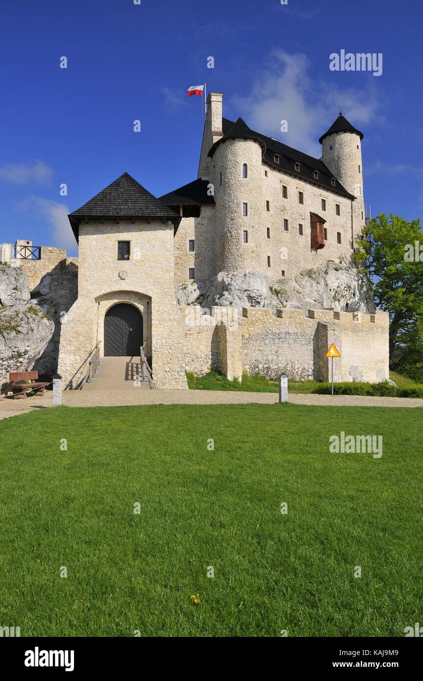 Bobolice Castle, 14th century royal castle in the village of Bobolice ...