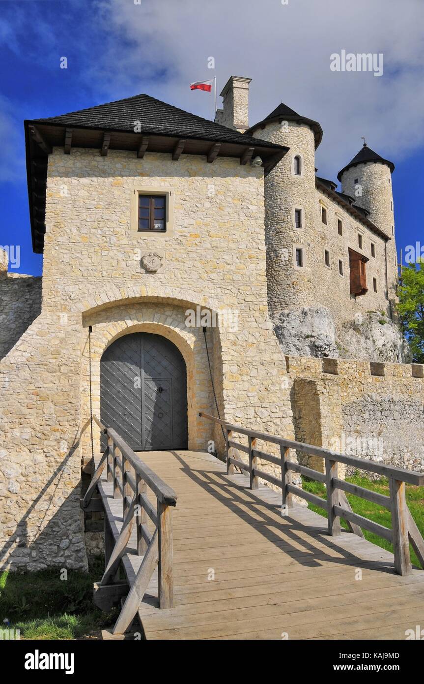 Bobolice Castle, 14th century royal castle in the village of Bobolice ...