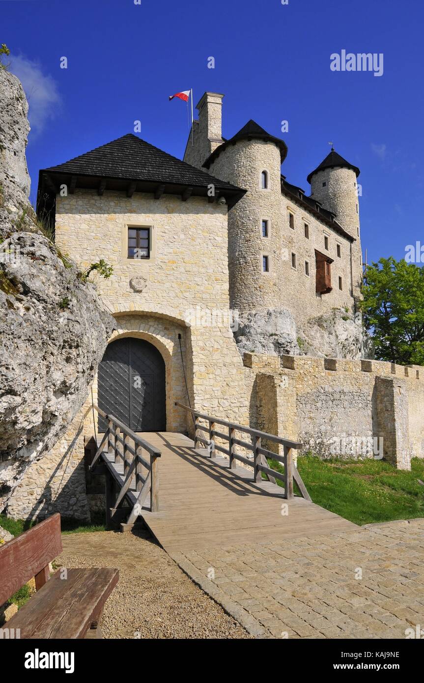 Bobolice Castle, 14th century royal castle in the village of Bobolice ...