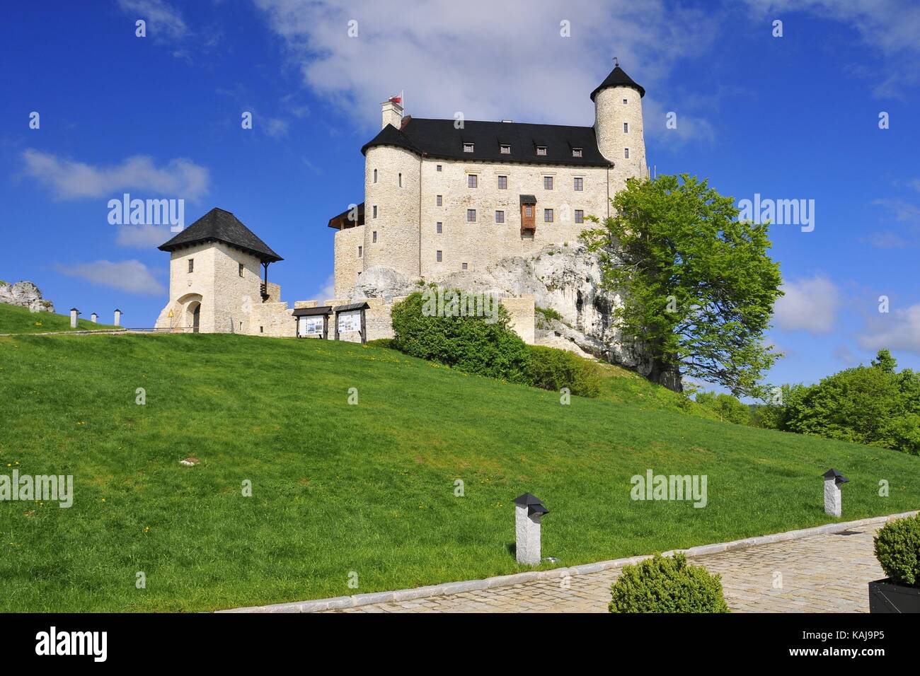 Bobolice Castle, 14th century royal castle in the village of Bobolice ...