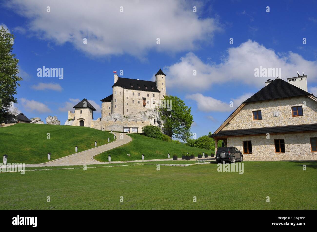 Bobolice Castle, 14th century royal castle in the village of Bobolice ...