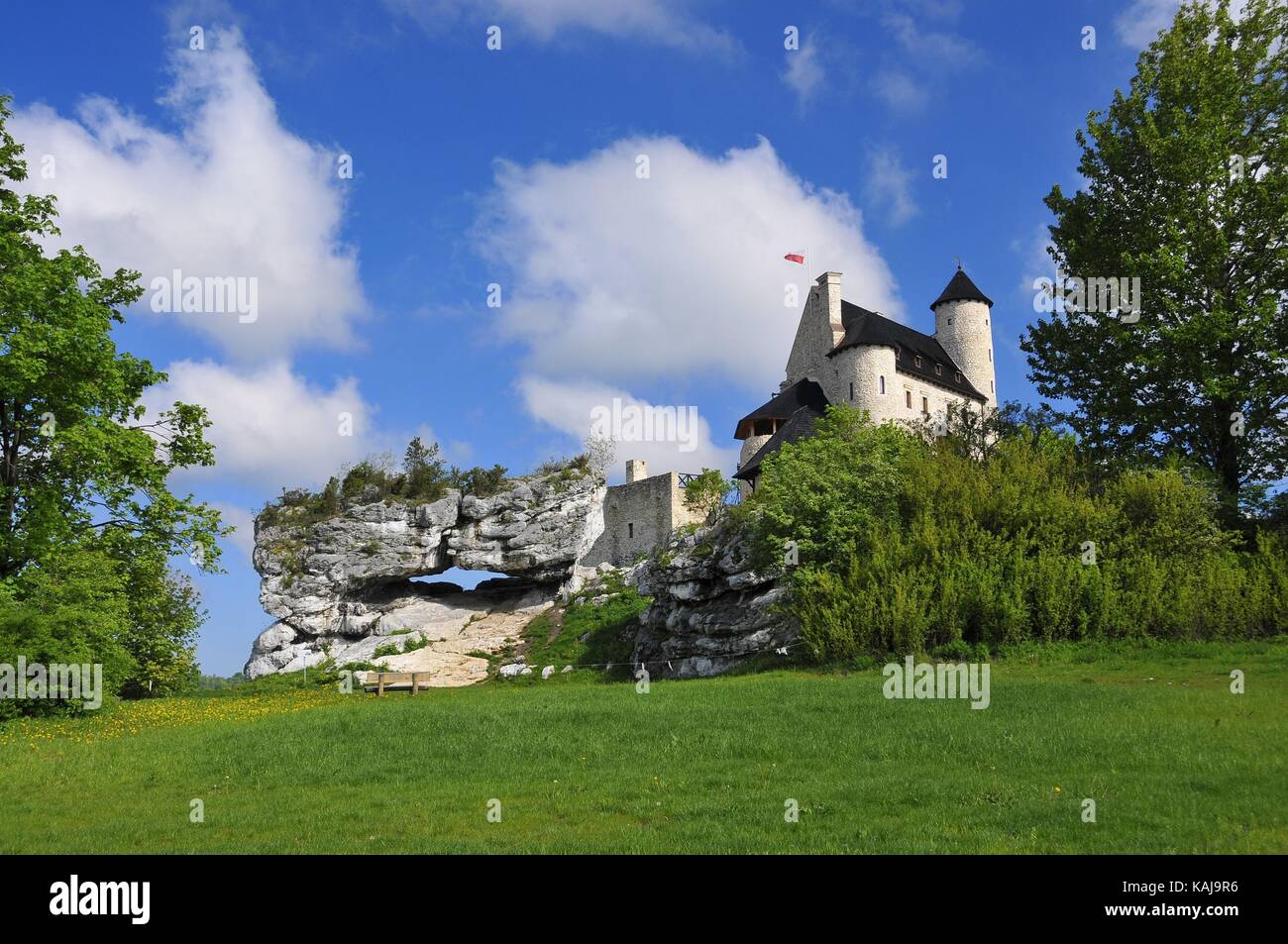 Bobolice Castle, 14th century royal castle in the village of Bobolice ...