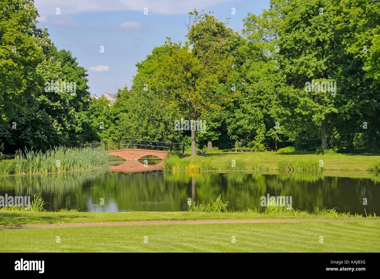Palace and park complex in Dobrzyca, city in Greater Poland Voivodeship ...
