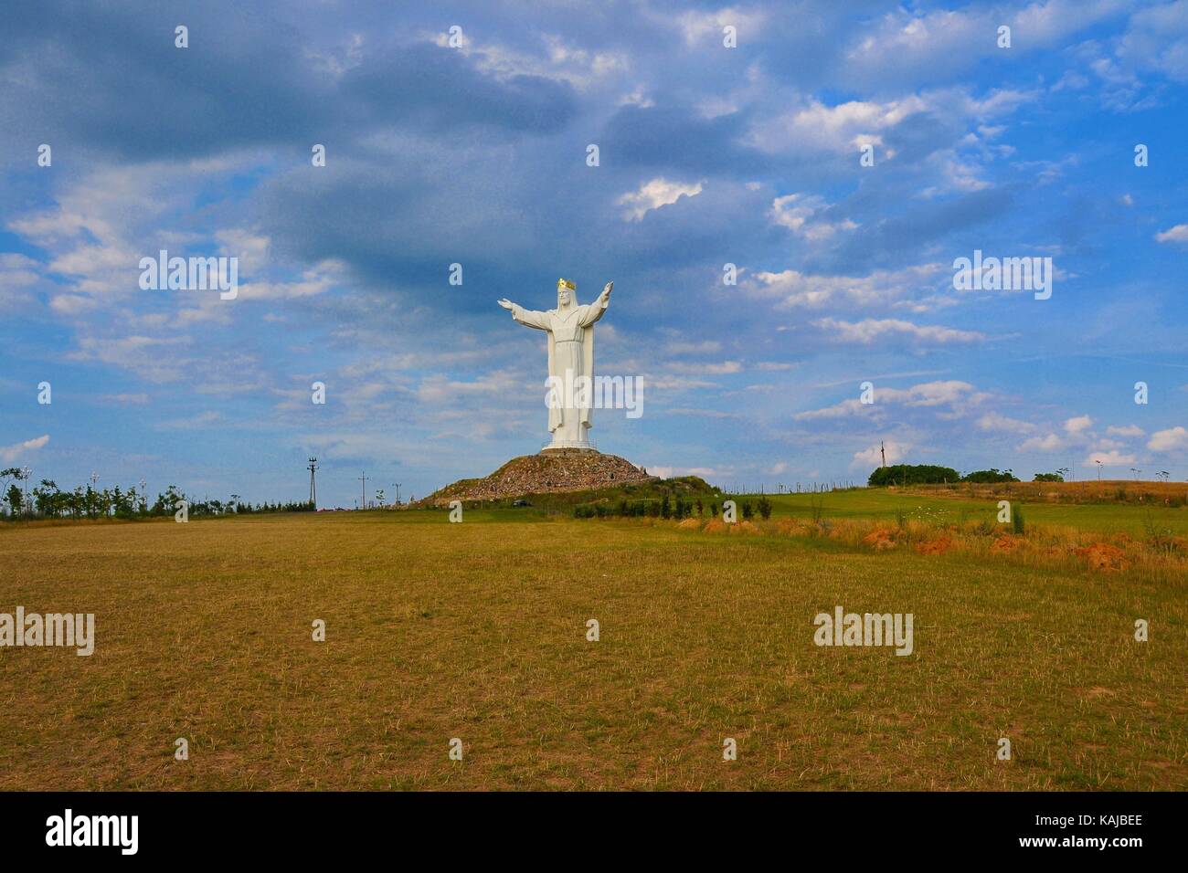 The crowned statue of Christ in Swiebodzin (2010), claimed to be the ...