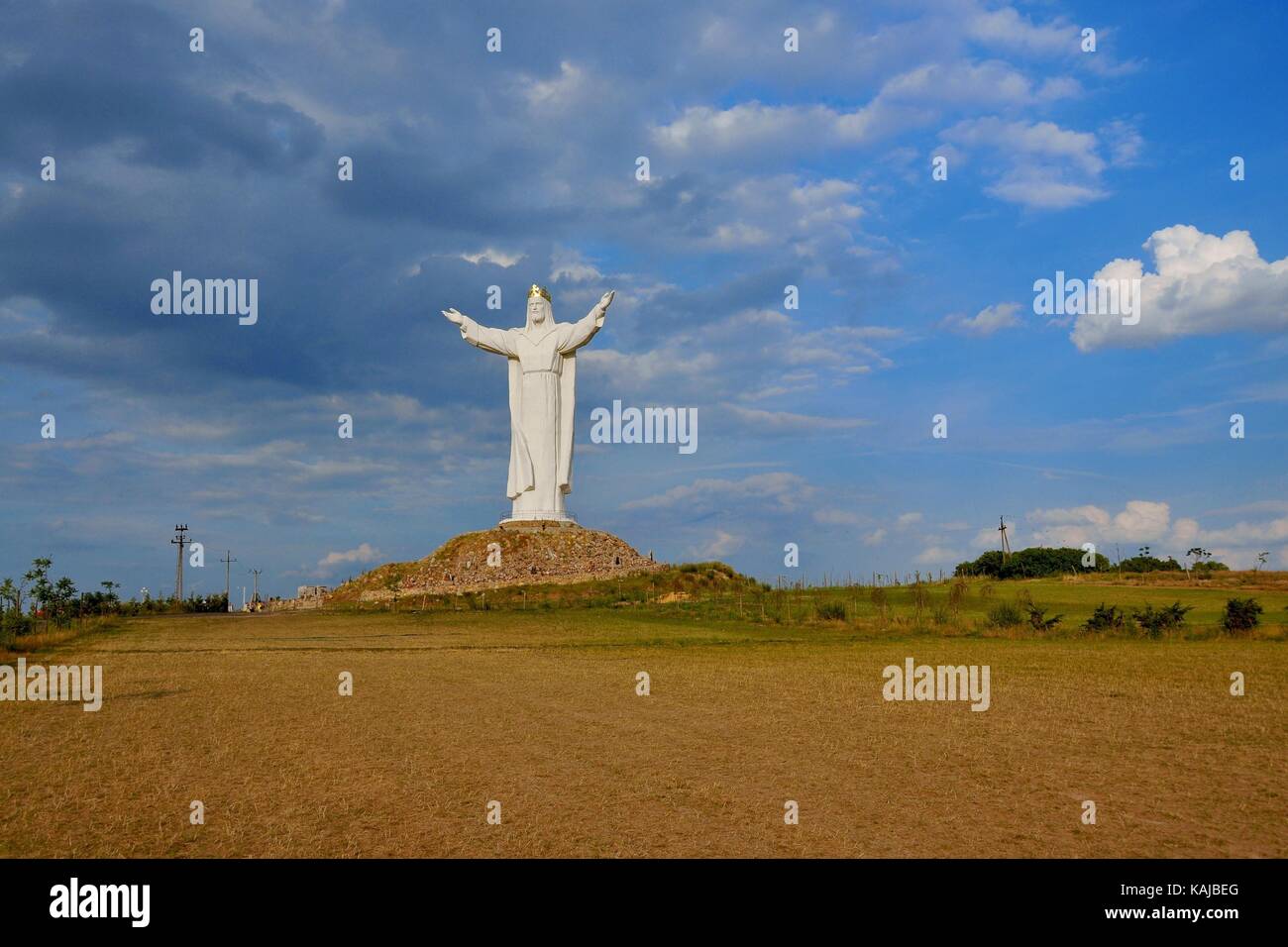 The crowned statue of Christ in Swiebodzin (2010), claimed to be the ...