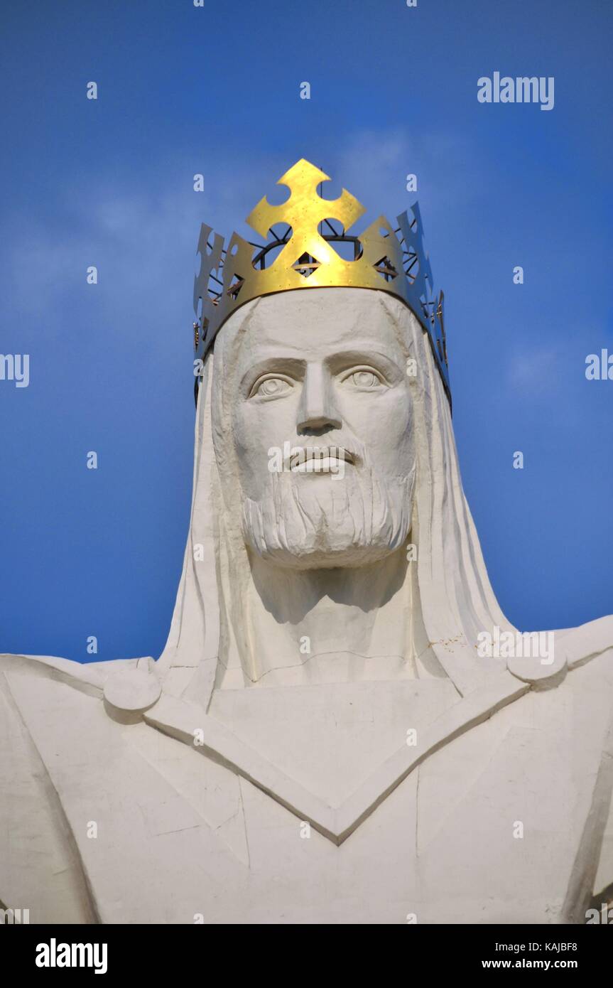 The crowned statue of Christ in Swiebodzin (2010), claimed to be the ...