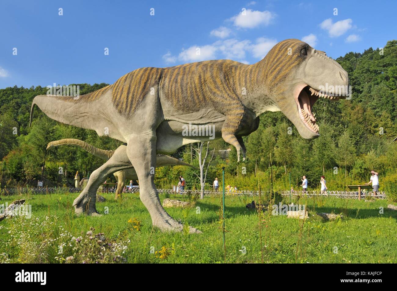 Jurassic Park in Baltow, Swietokrzyskie Voivodeship, Poland Stock Photo ...
