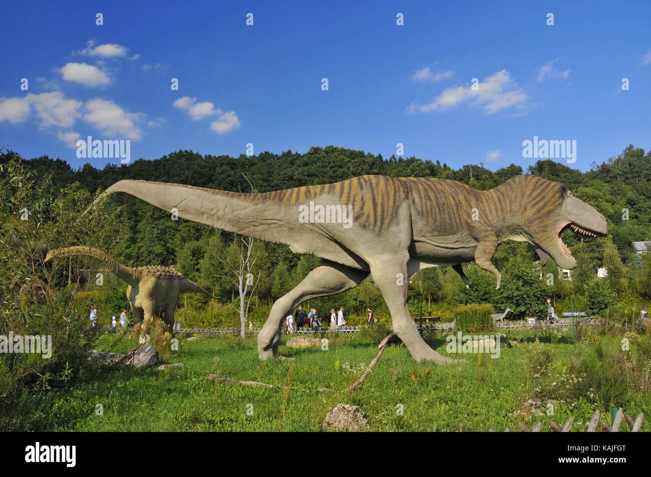 Jurassic Park in Baltow, Swietokrzyskie Voivodeship, Poland Stock Photo ...