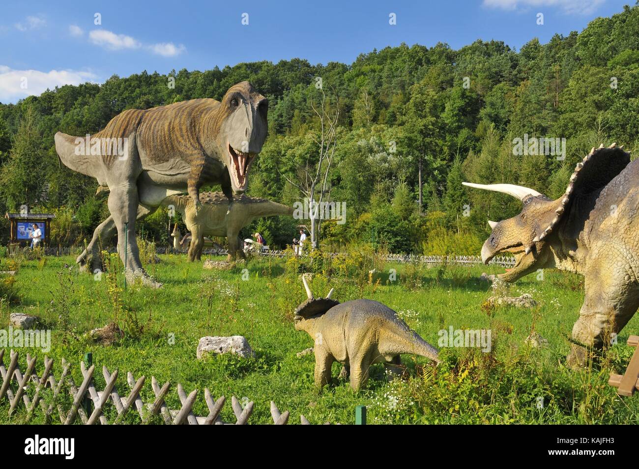 Jurassic Park in Baltow, Swietokrzyskie Voivodeship, Poland Stock Photo ...