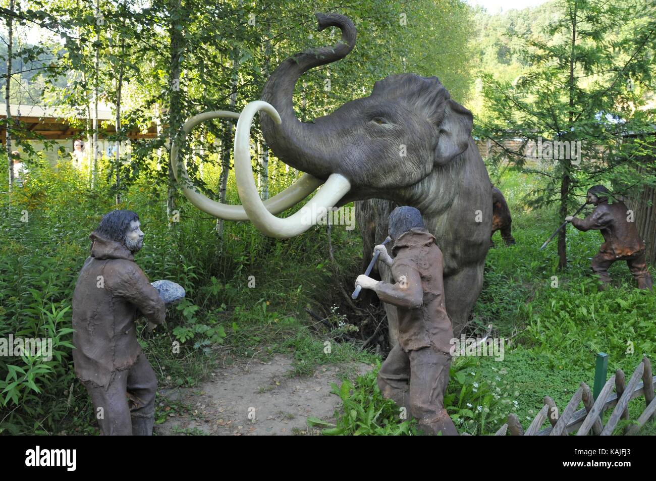 Jurassic Park in Baltow, Swietokrzyskie Voivodeship, Poland Stock Photo ...