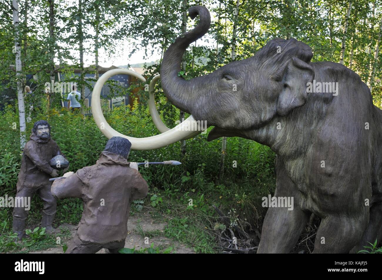 Jurassic Park in Baltow, Swietokrzyskie Voivodeship, Poland Stock Photo ...