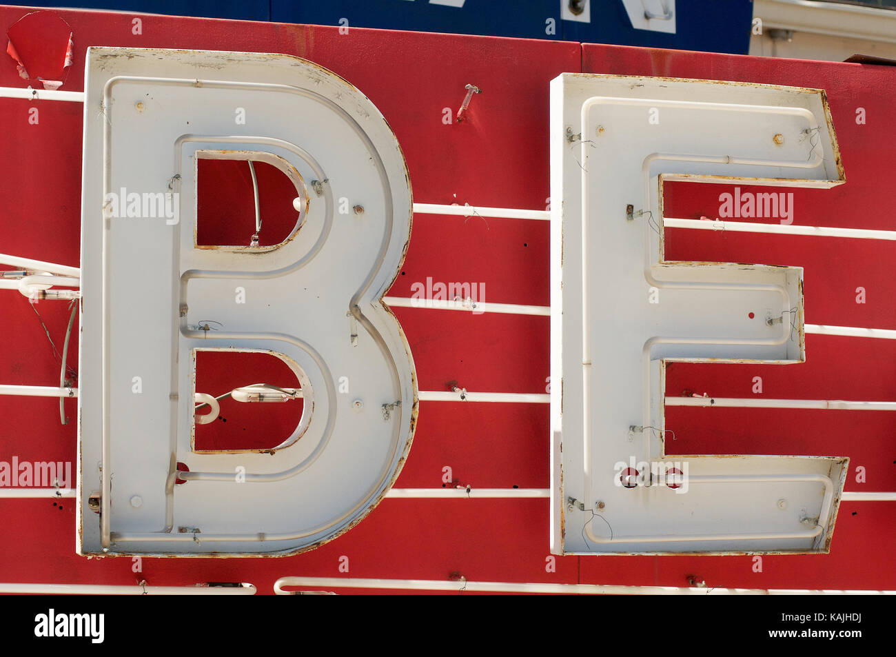 Signs at The American Sign Museum in Cincinnati, Ohio, USA Stock Photo ...