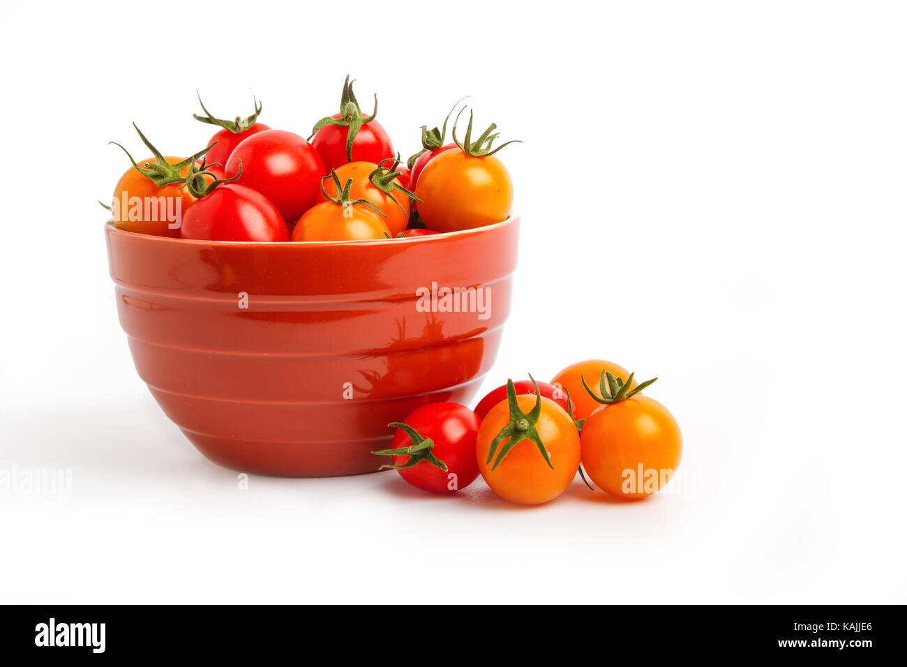 Miniature tomatoes Cut Out Stock Images & Pictures - Alamy