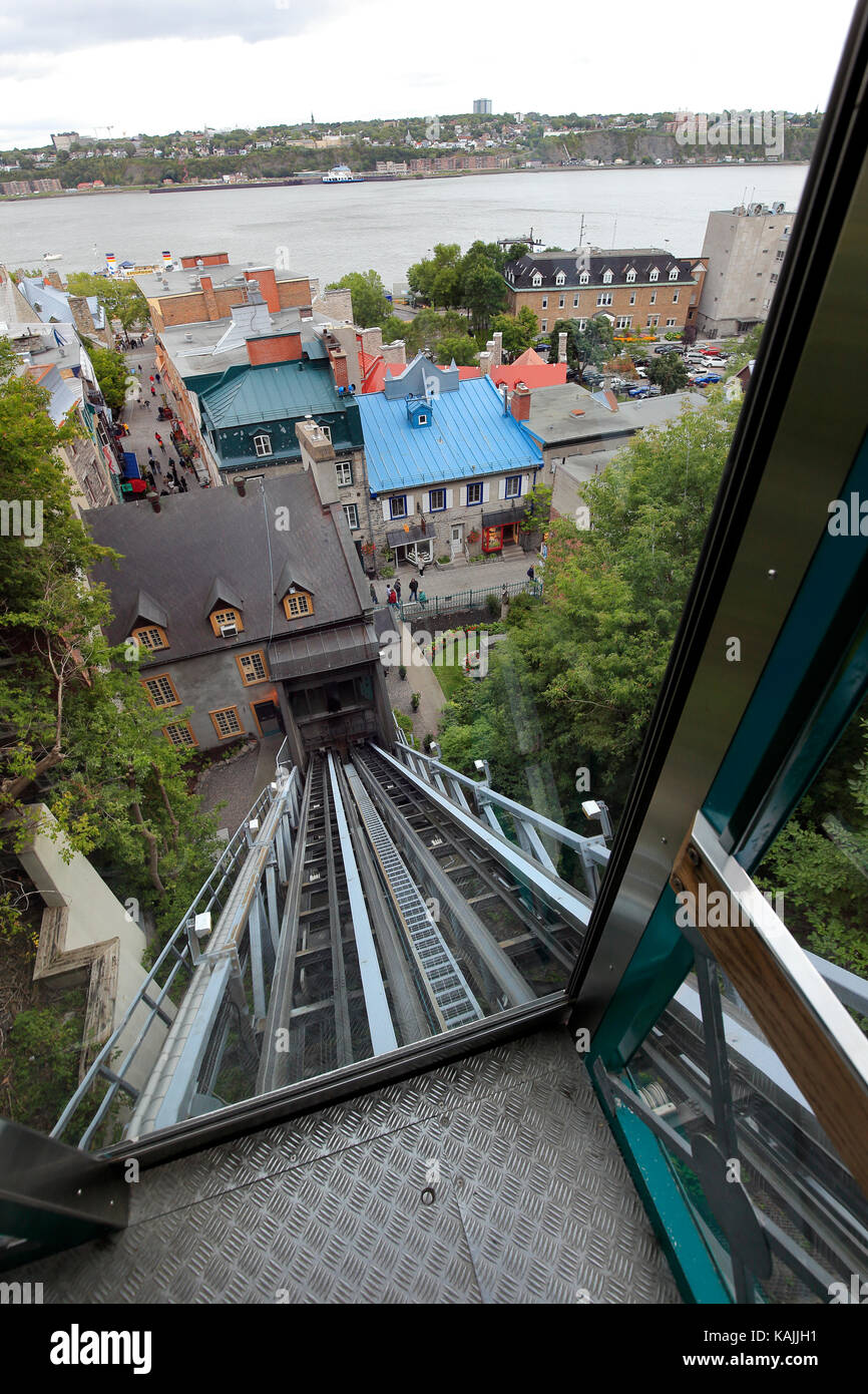 Old Quebec City Funiculaire High Resolution Stock Photography and ...