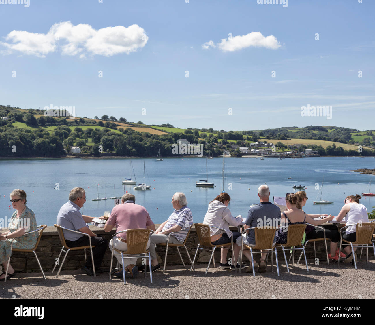 Glandore, County Cork, West Cork, Republic of Ireland. Eire. People ...