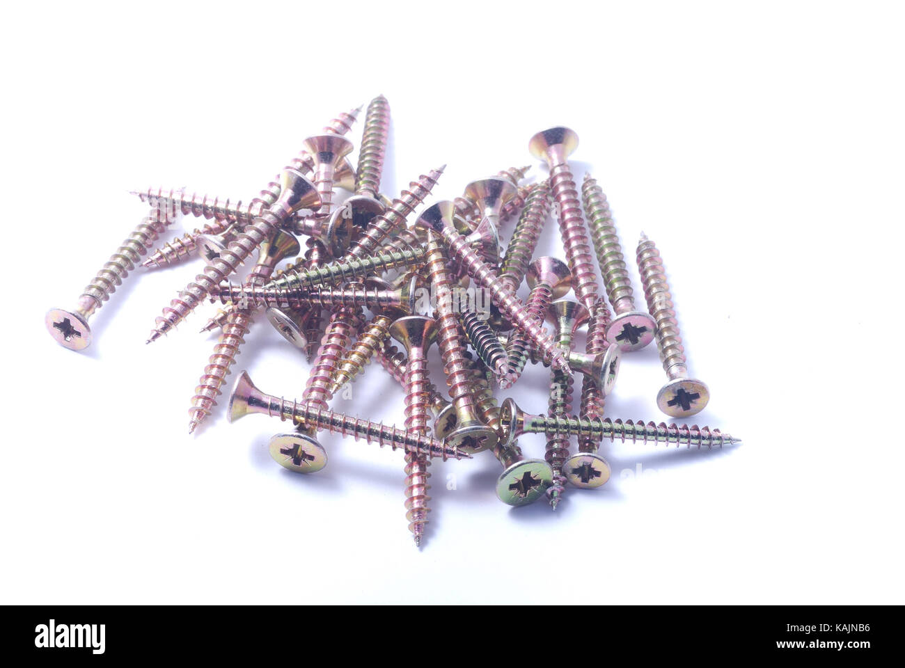 Wood working screws Stock Photo - Alamy