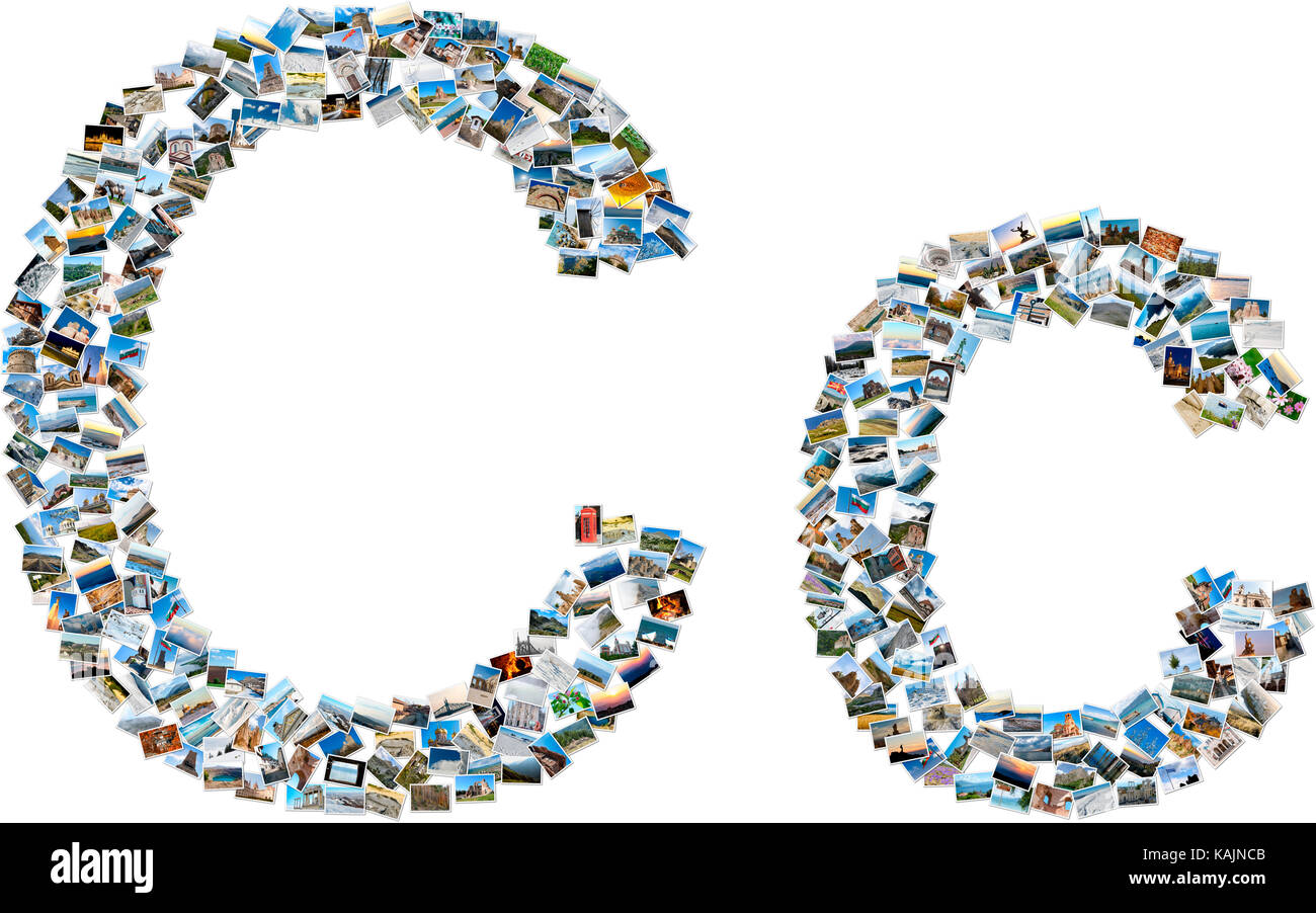 C alphabet collage element hi-res stock photography and images - Alamy