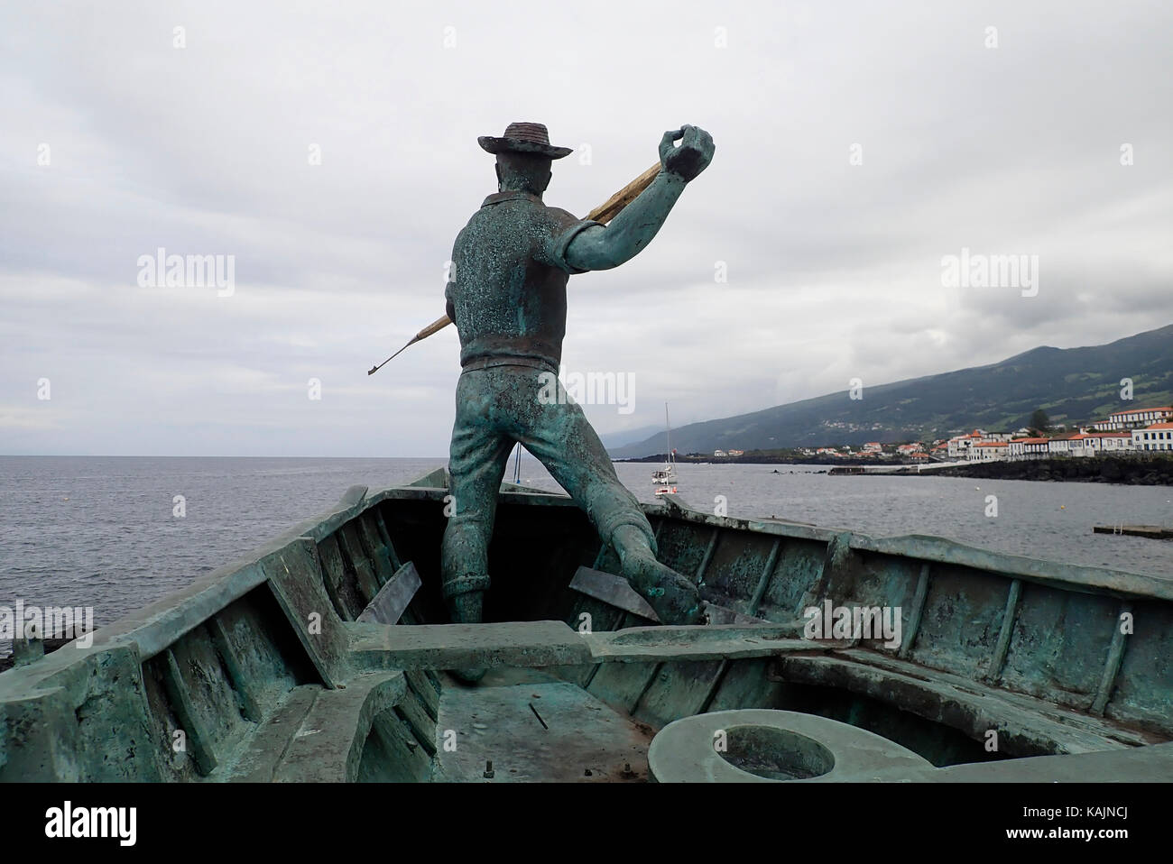 Monument to the Wales São Roque Pico Island Azores Portugal Europe ...