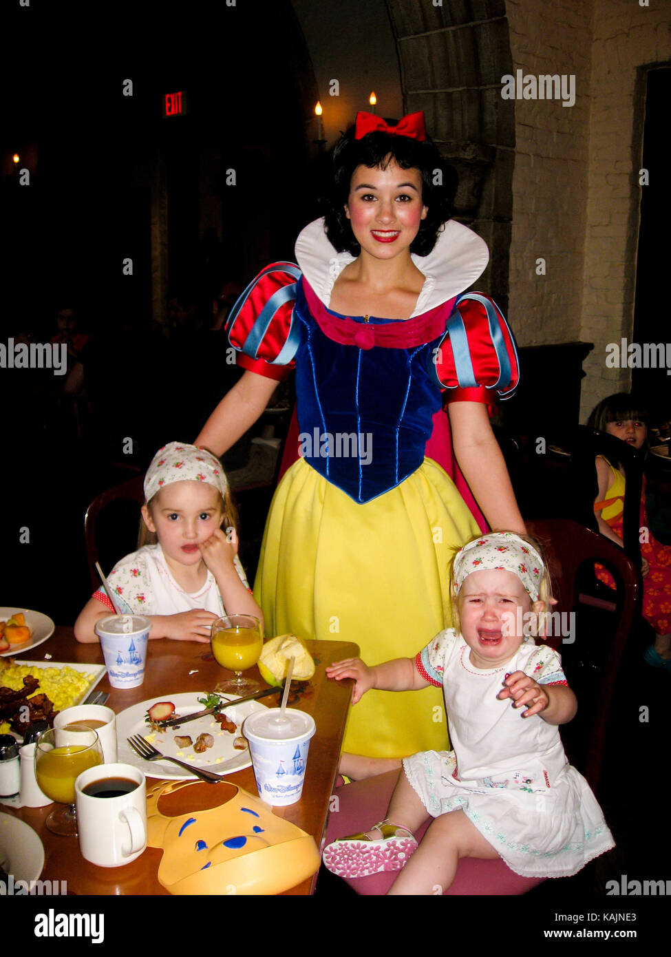 Child meeting princesses in Disney World Florida USA, snow white disney ...