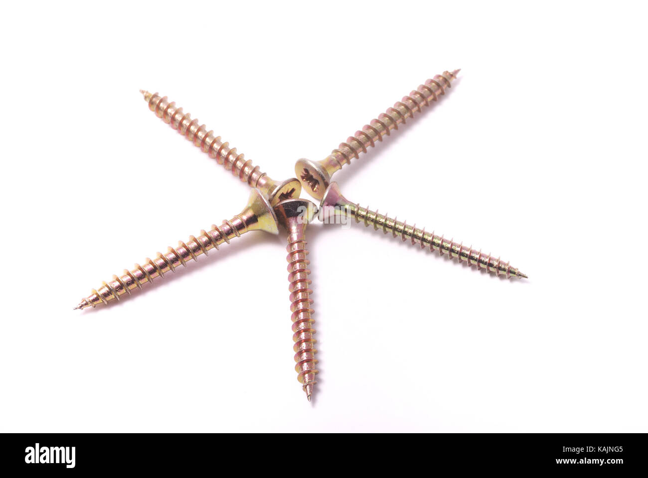 Wood working screws Stock Photo - Alamy