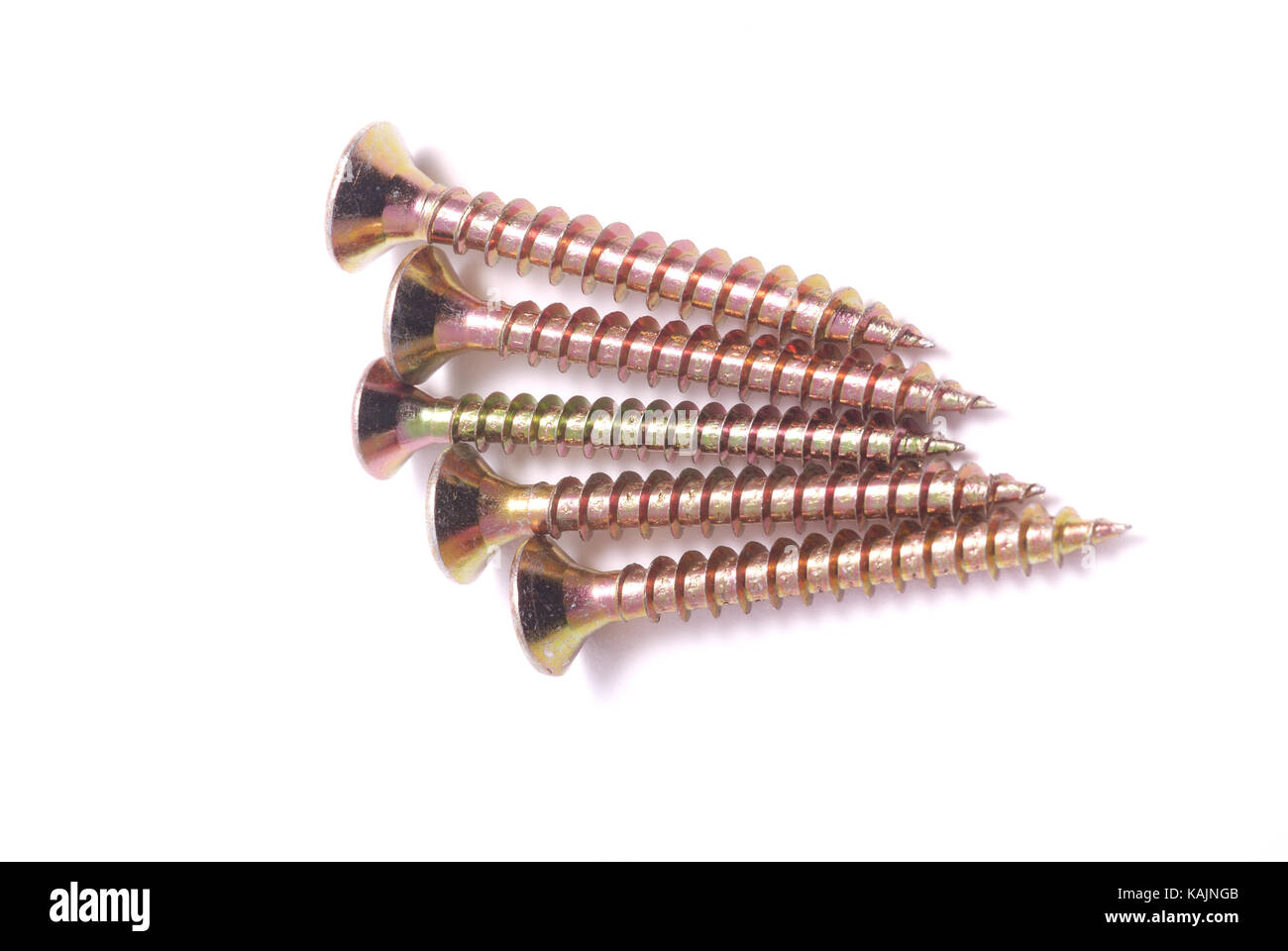Wood working screws Stock Photo - Alamy