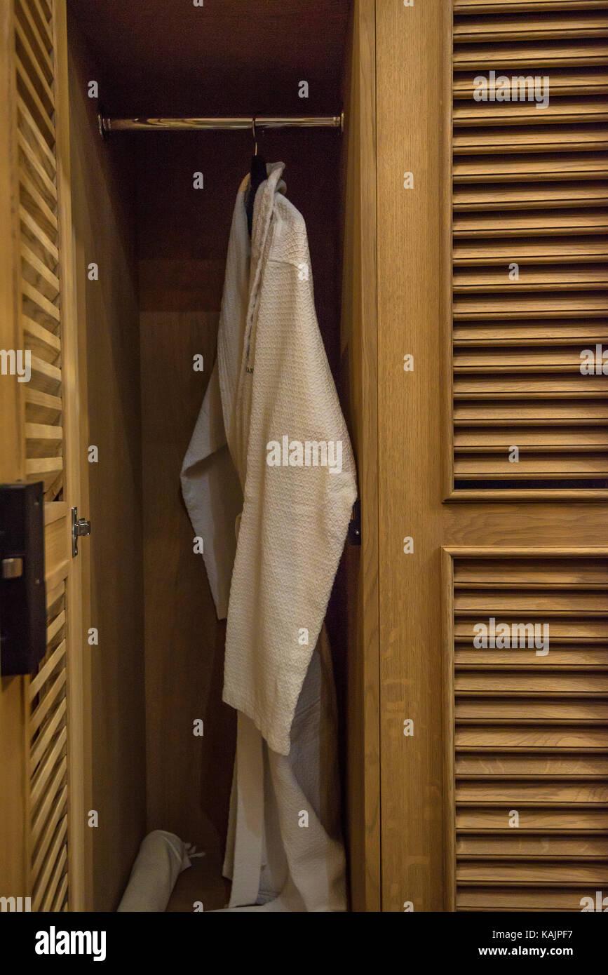 Hotel robe bathroom hi-res stock photography and images - Alamy