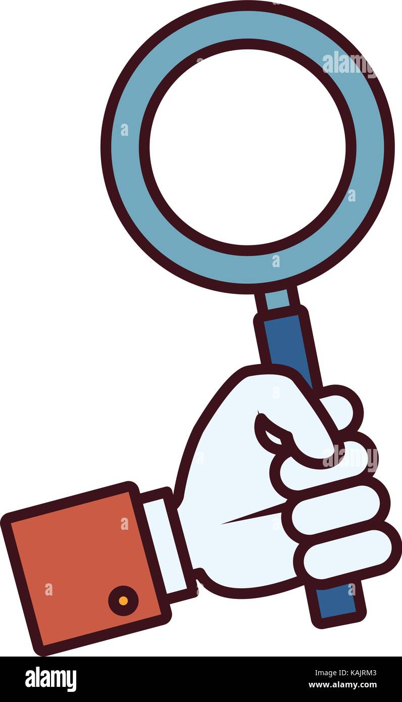 Magnifying glass symbol Stock Vector Image & Art - Alamy