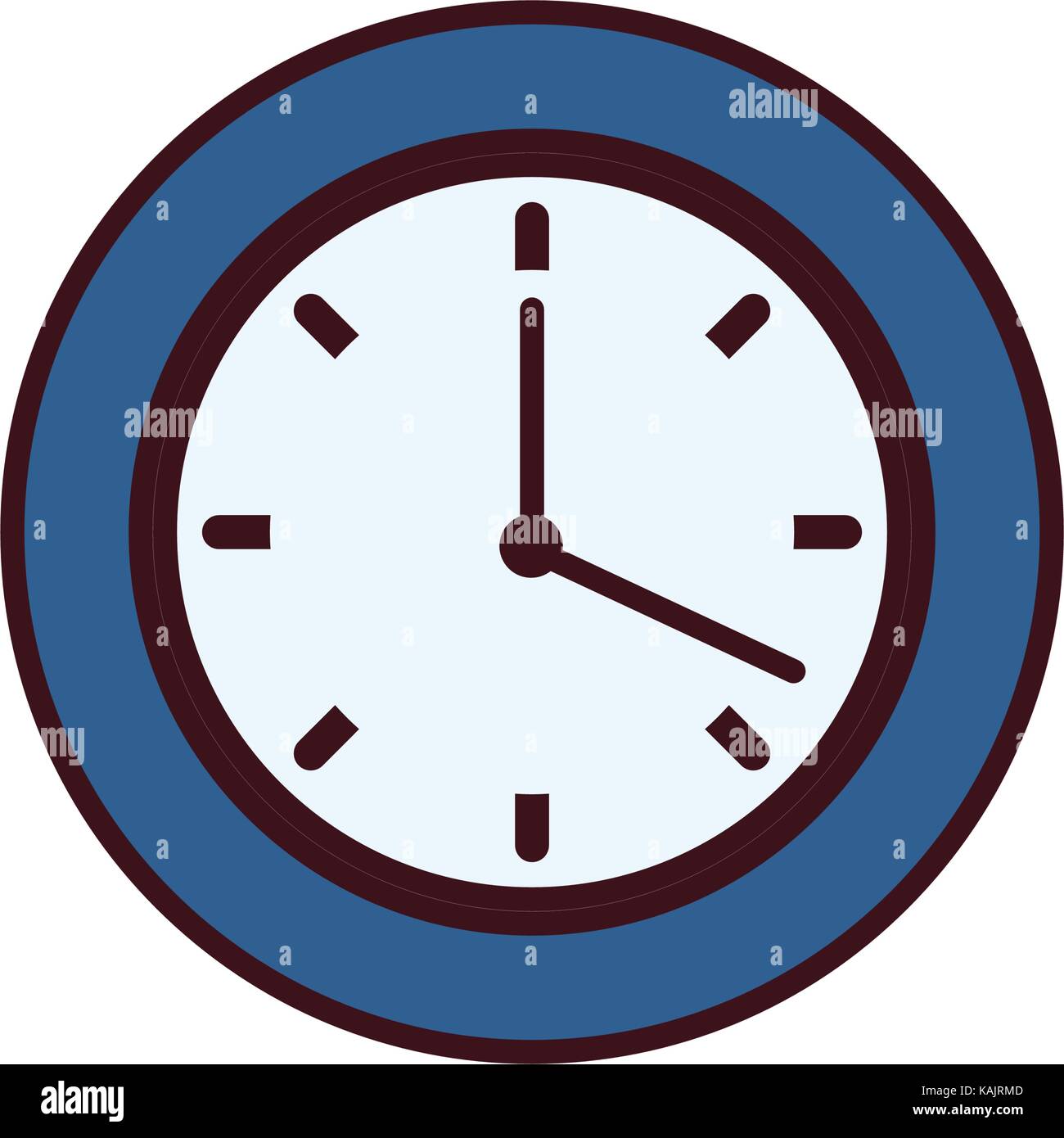 Wall clock symbol Stock Vector Image & Art - Alamy