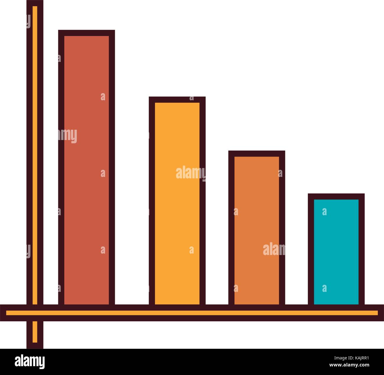 Bars stats graph Stock Vector Image & Art - Alamy