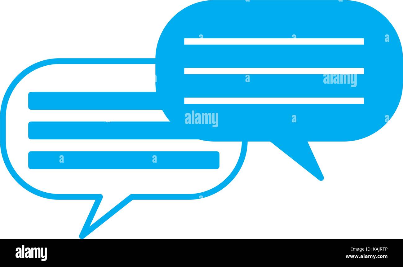 Chat bubbles symbol Stock Vector Image & Art - Alamy