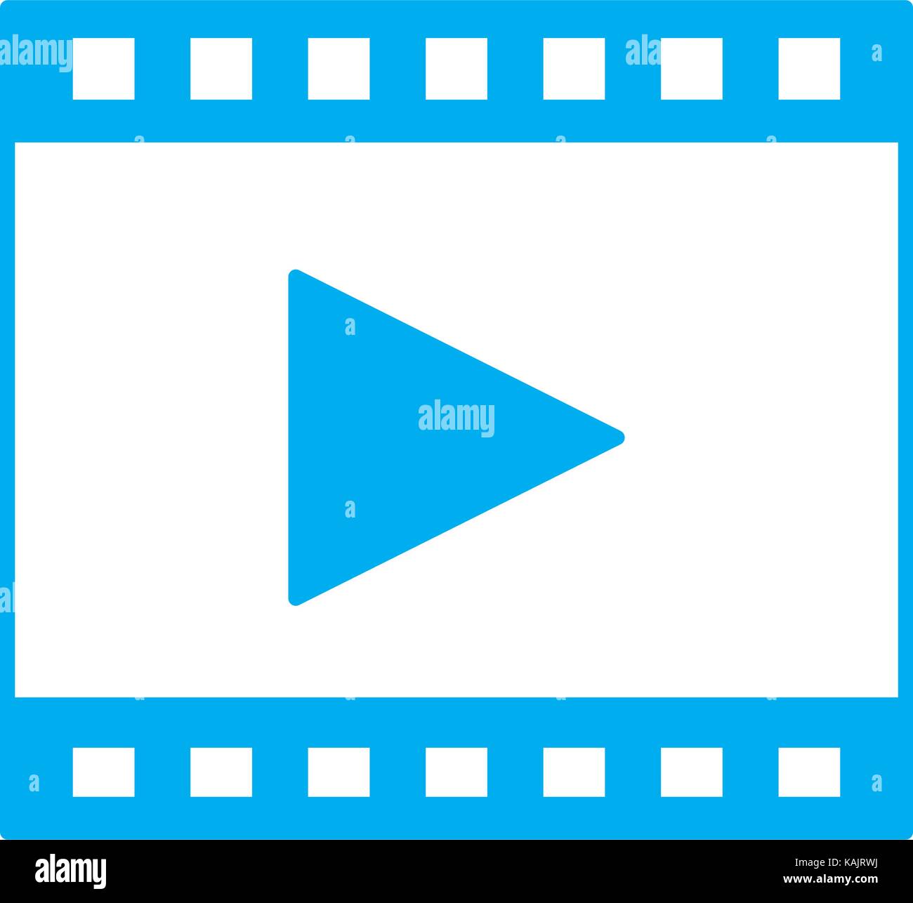Video player symbol Stock Vector Image & Art - Alamy