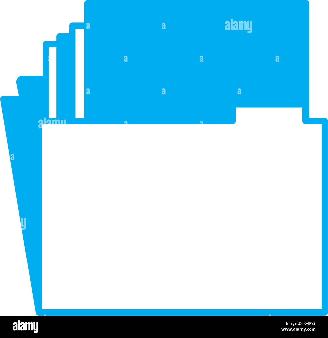 Folder document symbol Stock Vector Image & Art - Alamy