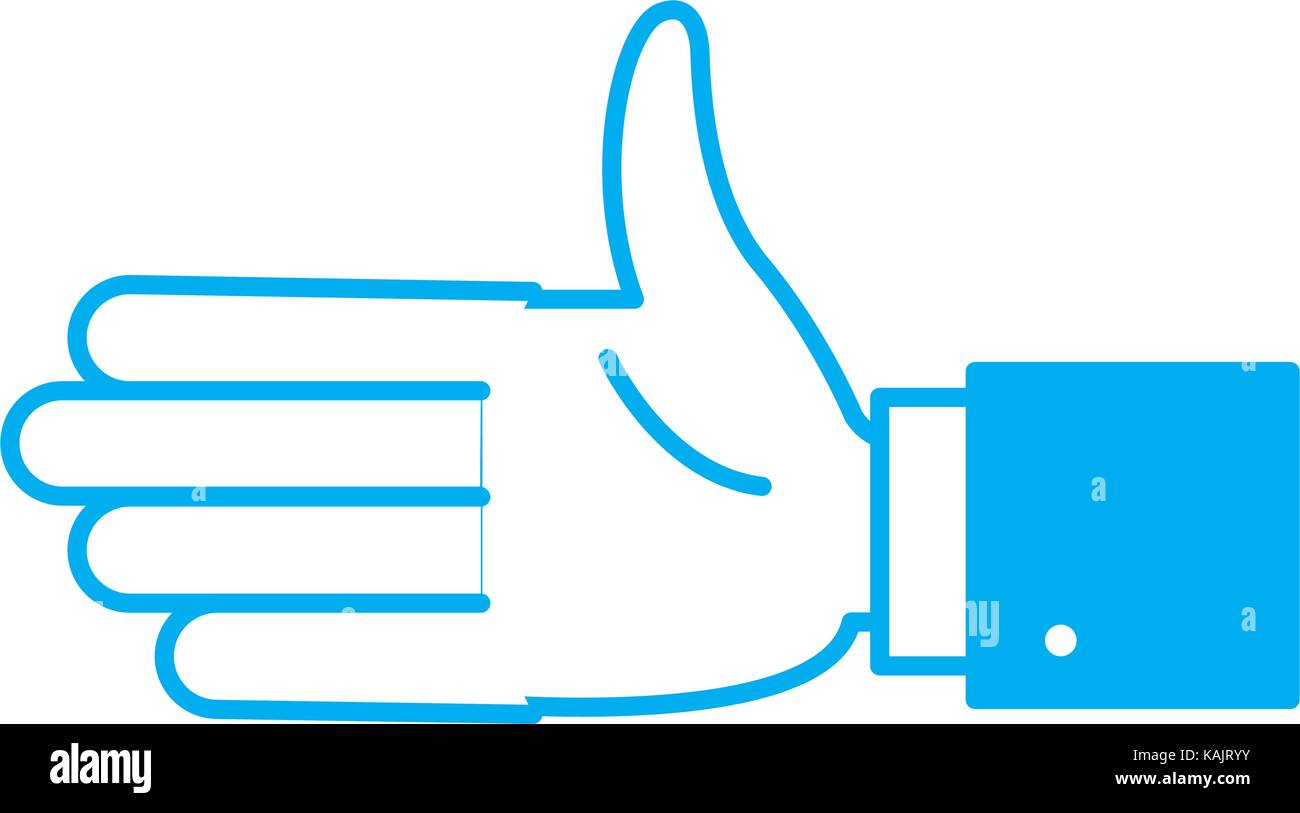 Handshake symbol isolated Stock Vector Image & Art - Alamy