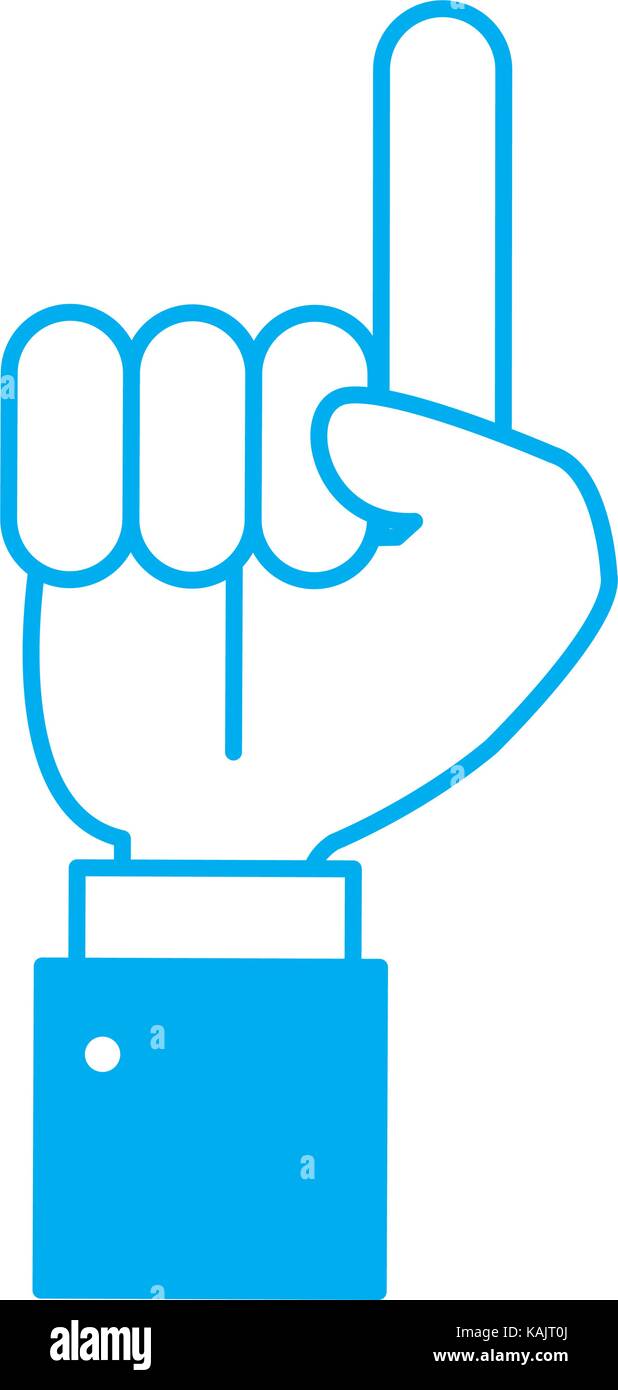 Hand symbol isolated Stock Vector Image & Art - Alamy